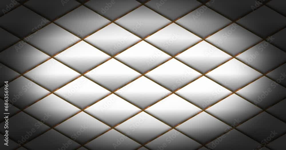 Abstract luxury four corner polygon rhombus grid gradient of white ...