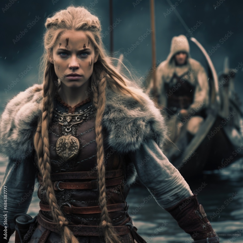Bold female viking: a glimpse into the fierce world of Nordic ...