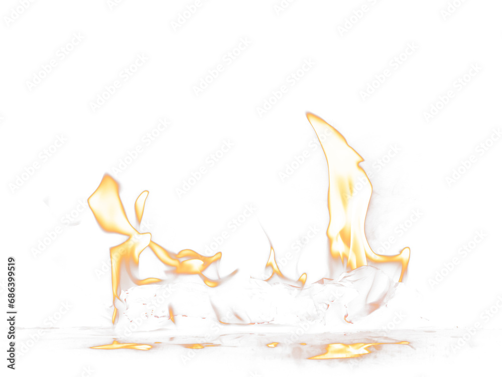 Fire Flames Blaze burn on black background isolated. Firing flaming on ...