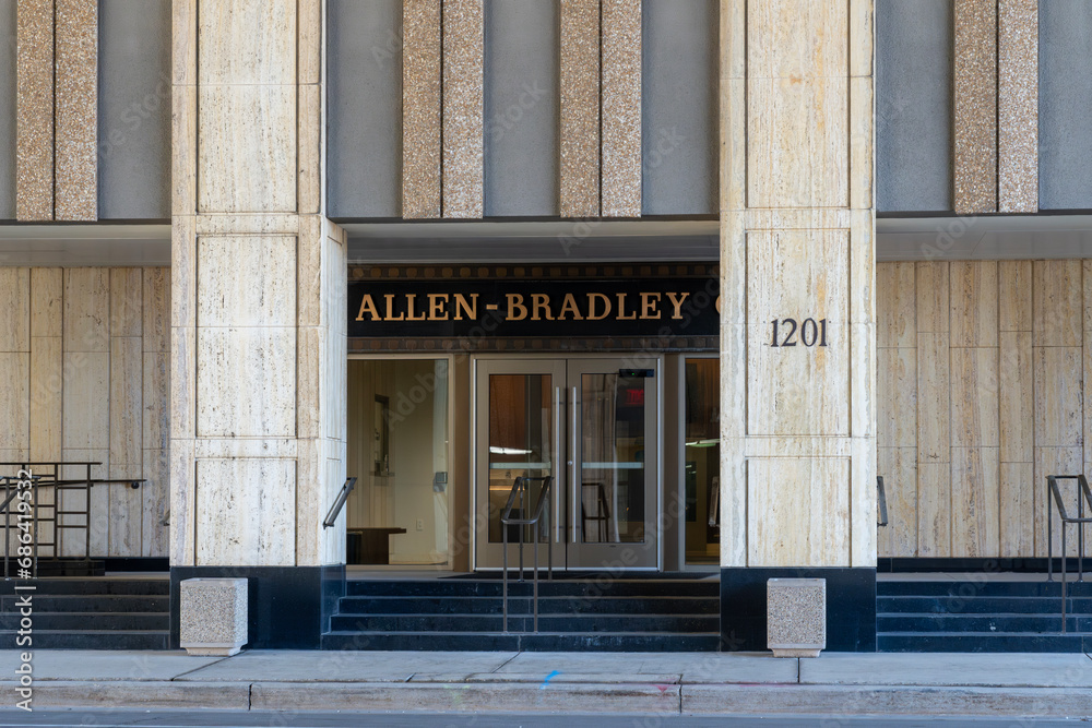 Allen Bradley Headquarters in Milwaukee, Wisconsin, USA - May 3, 2023 ...