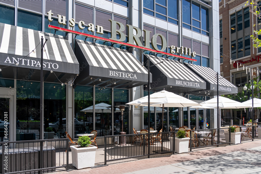 Brio Italian Grille restaurant at City Creek Center in Salt Lake City ...