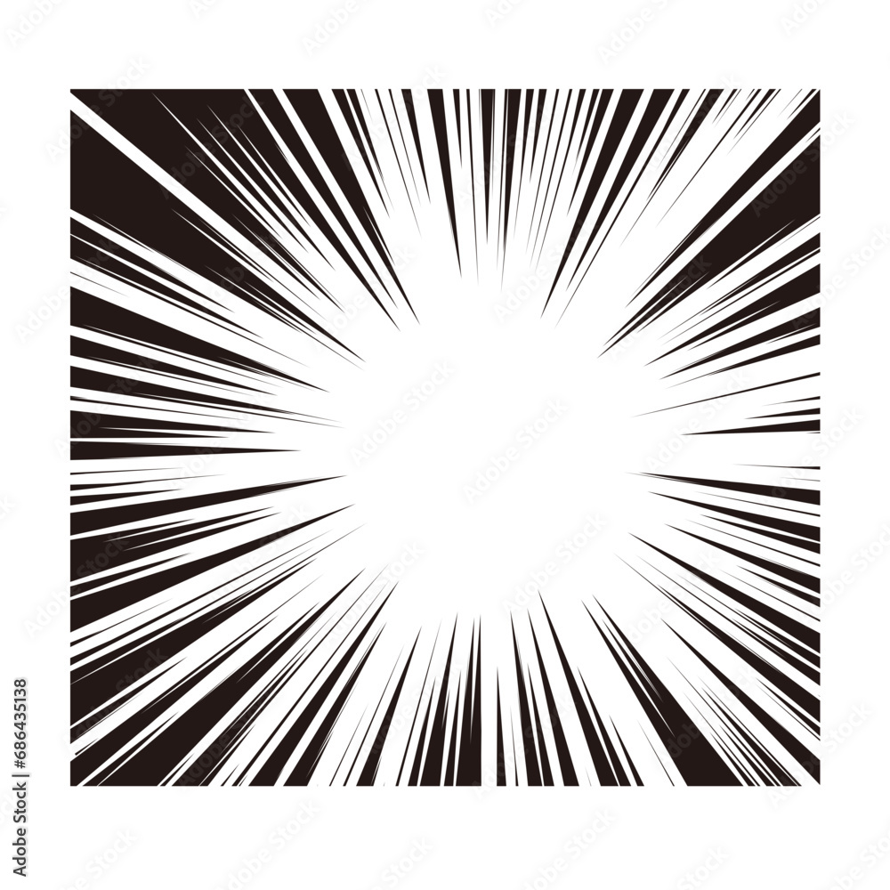 Vetor de Abstract comic book flash explosion radial Vector illustration ...