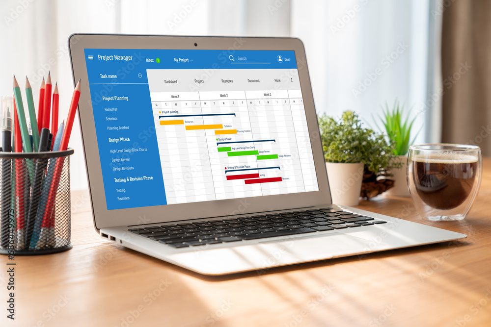 Project planning software for modish business project management on the ...