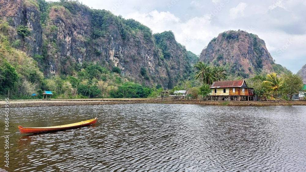 Ramang-ramang this is the third largest limestone mountain in the world ...