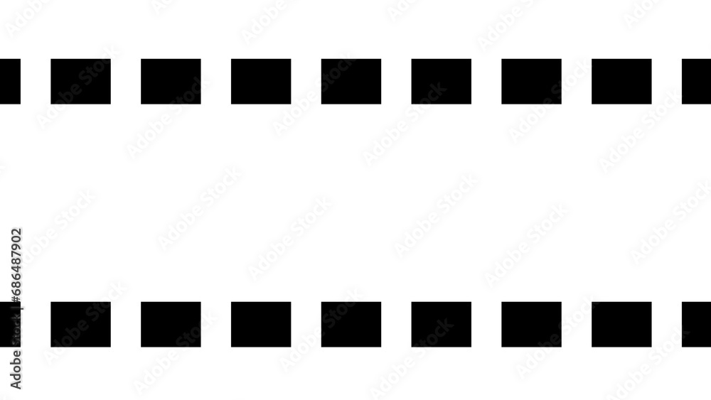 Film reel show reel-moving animation on a simple background. Movie reel ...