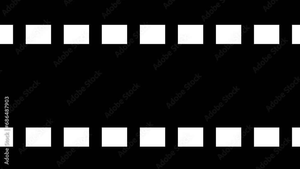 Film reel show reel-moving animation on a simple background. Movie reel ...