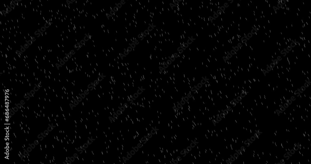 Cinematic Realistic rainfall animation overlay background. Heavy rain ...