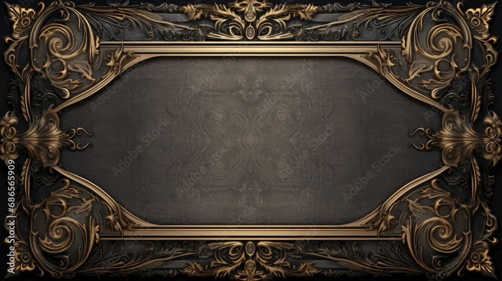 Introducing our decorative rank frame template. This background border ...