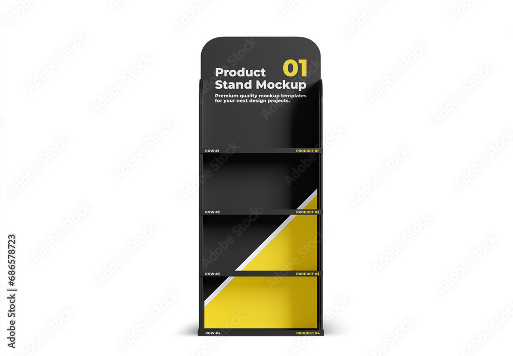 Product Rack Stand Mockup Stock Template | Adobe Stock