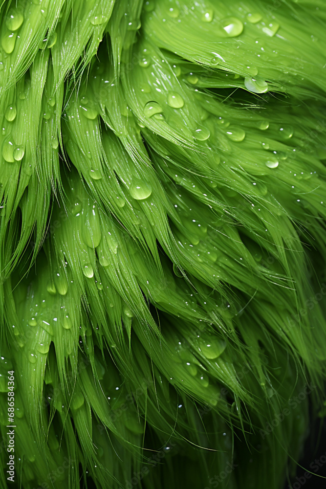 Green hair, the grinch’s wet hair texture Stock Illustration | Adobe Stock