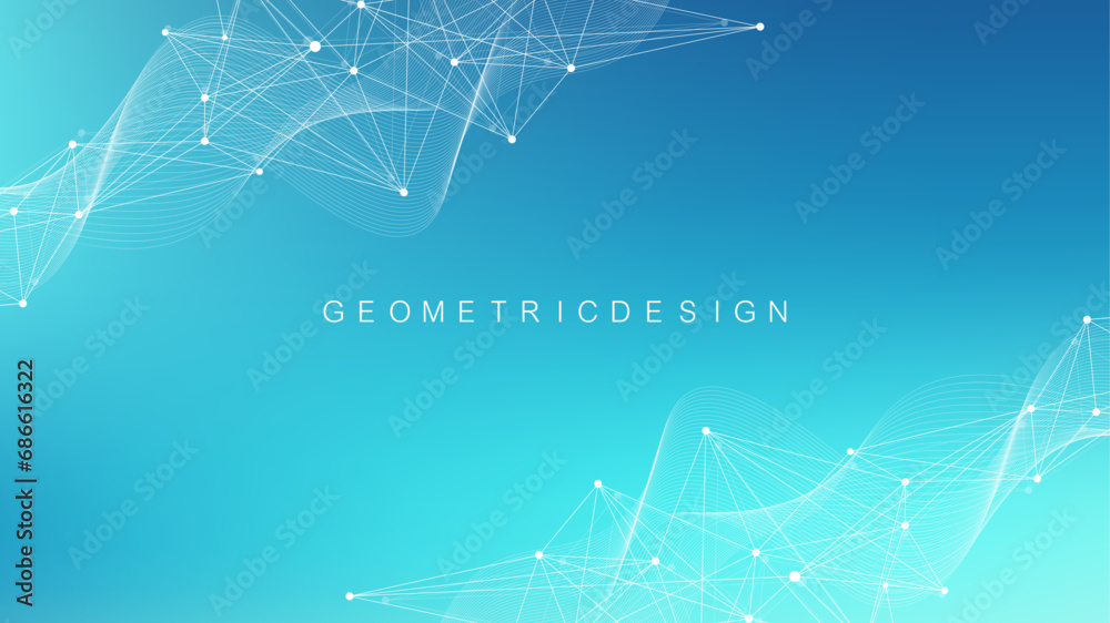 Global network connection banner design template. Header social network ...