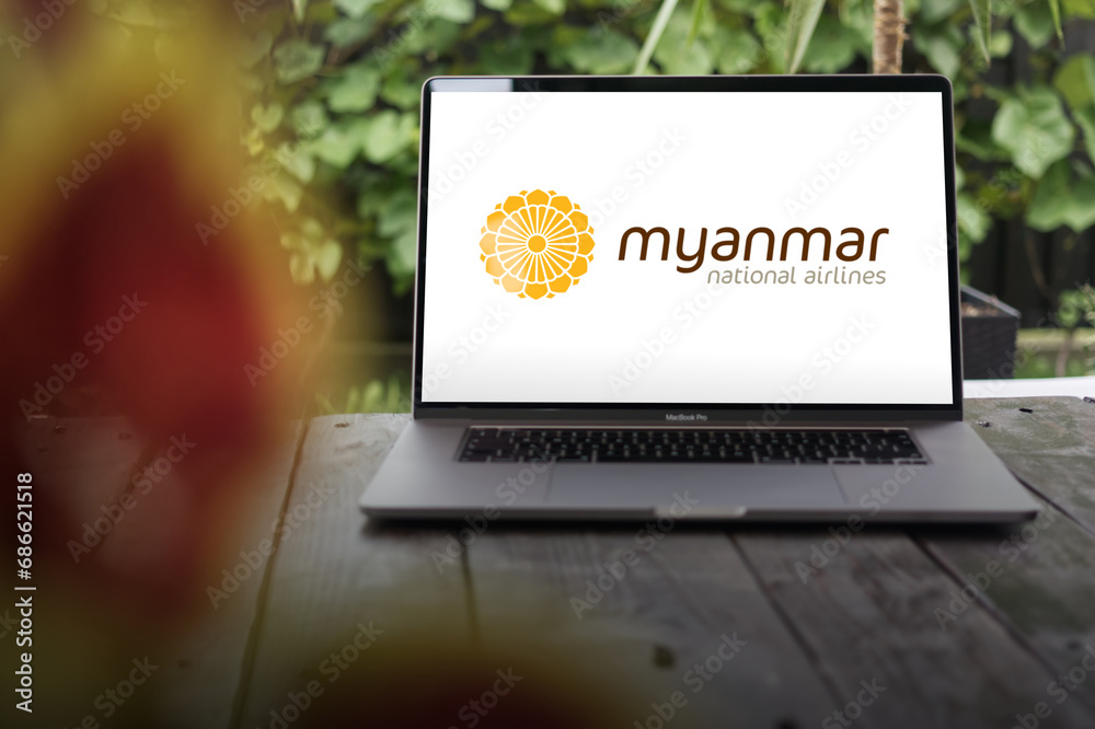 Myanmar National Airlines logo (Burma Airways, Myanma Airways), flag ...