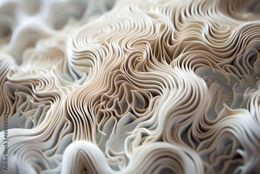 Massive brain coral, displaying its intricate ridges and patterns ...