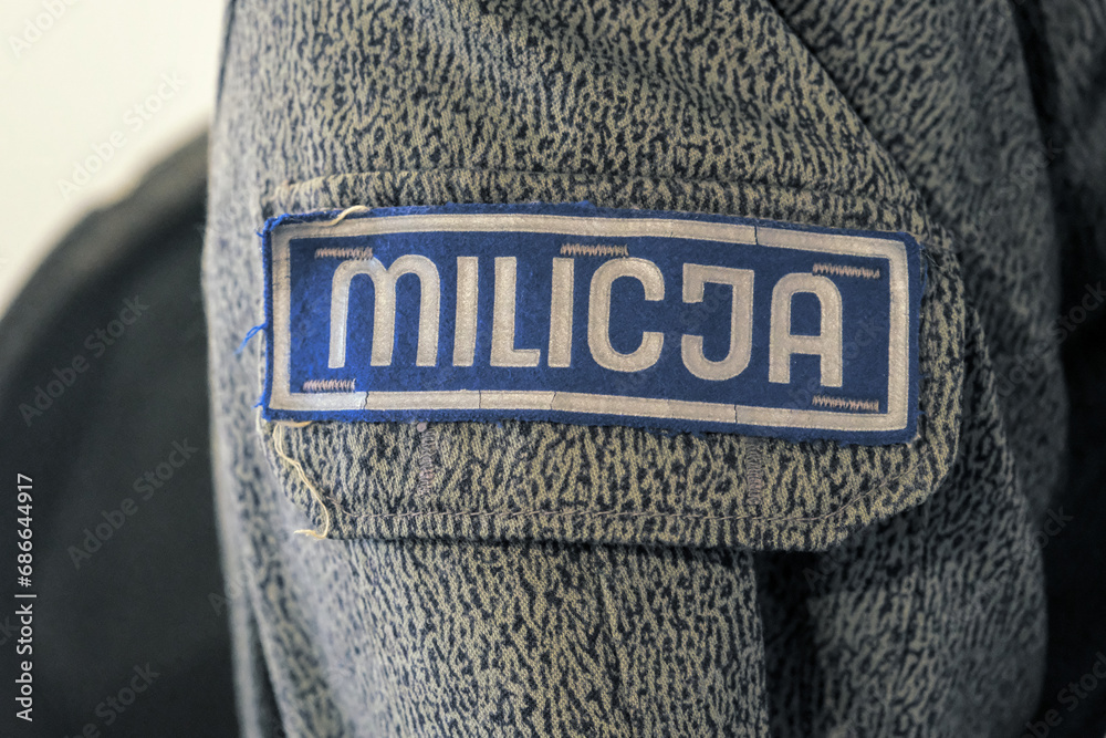 Dress and equipment of a Milicja (Polish People's Republic Police ...