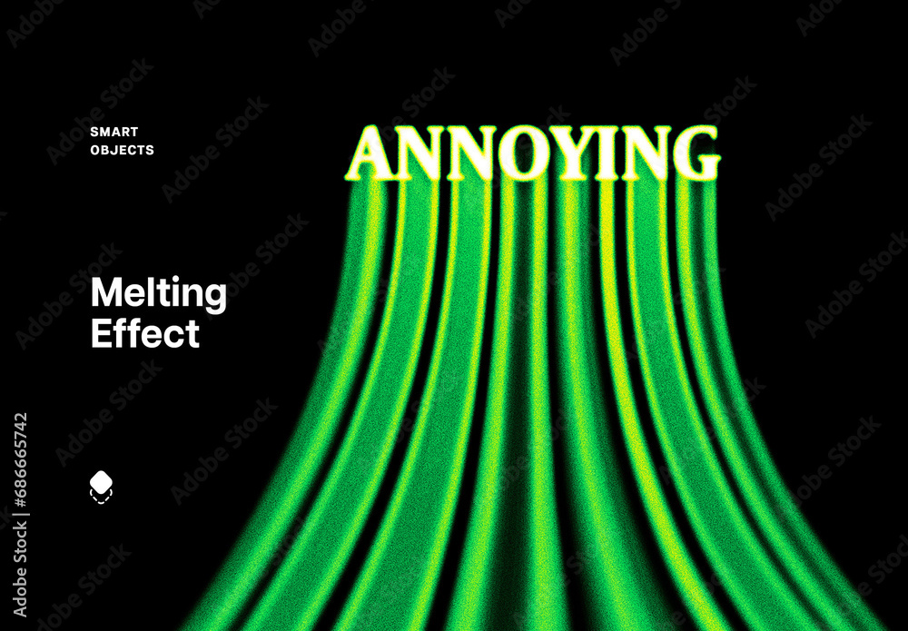 Soaring Into The Sky Melting Text Effect Mockups Bundle Stock Template ...