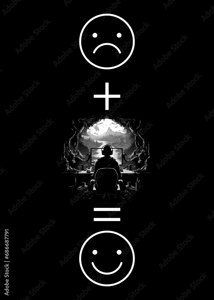 PC Gamer Sign Stock Illustration | Adobe Stock