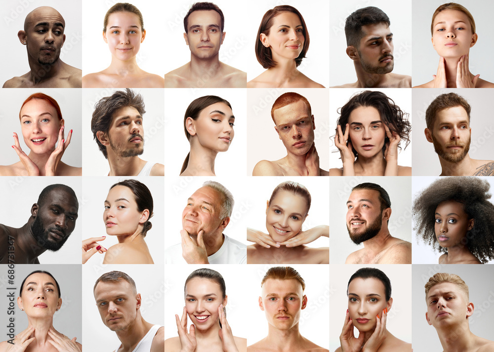 Cultural Fusion. Collage showcasing rich tapestry of human diversity ...