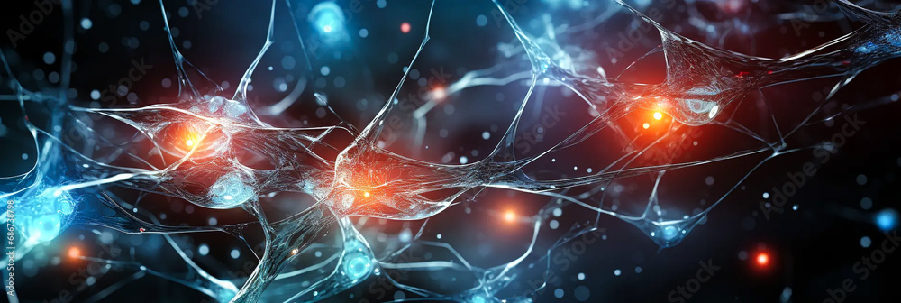 Poster, Foto graphical representation of the neural network in the ...