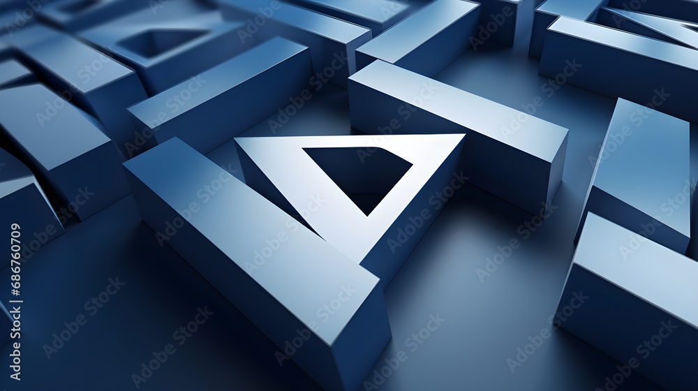 Dynamic Visual Representation of a Navy Blue DV Symbol on a Grey and ...