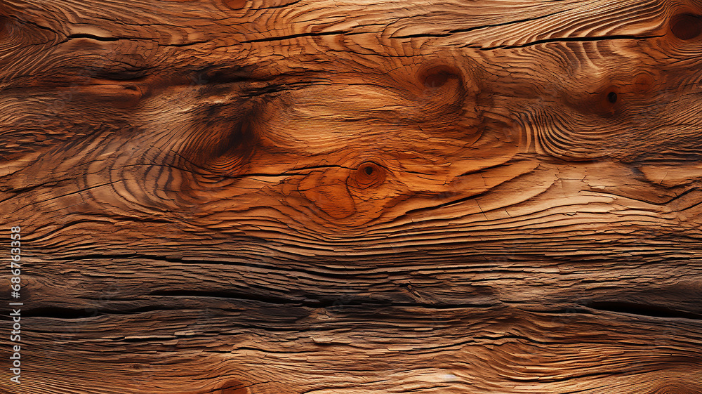 Seamless realistic wood grain pattern Stock Illustration | Adobe Stock