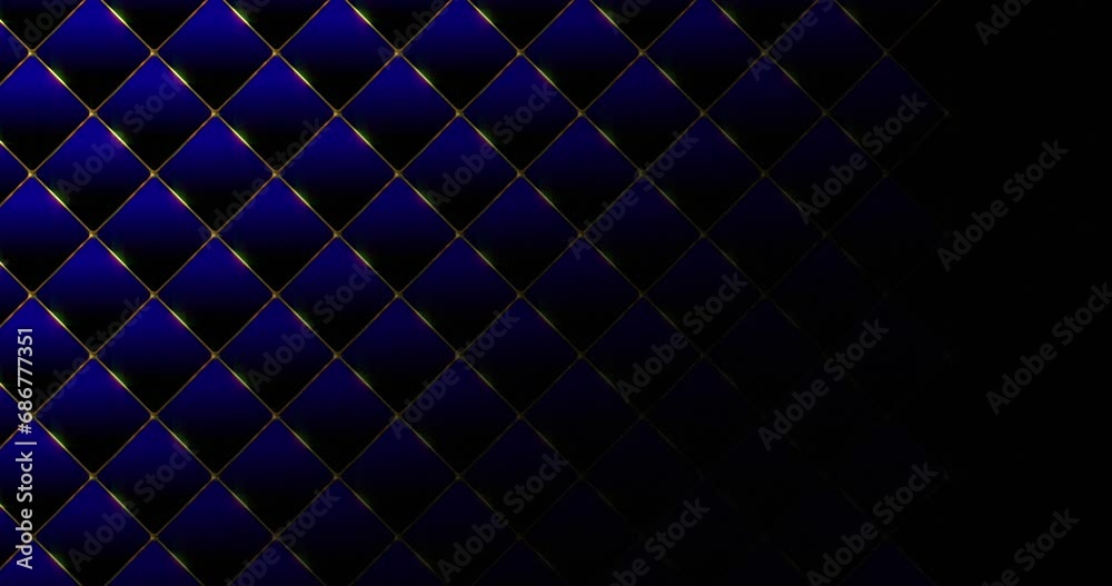 Abstract luxury Square grid of navy blue color in seamless loop pattern ...