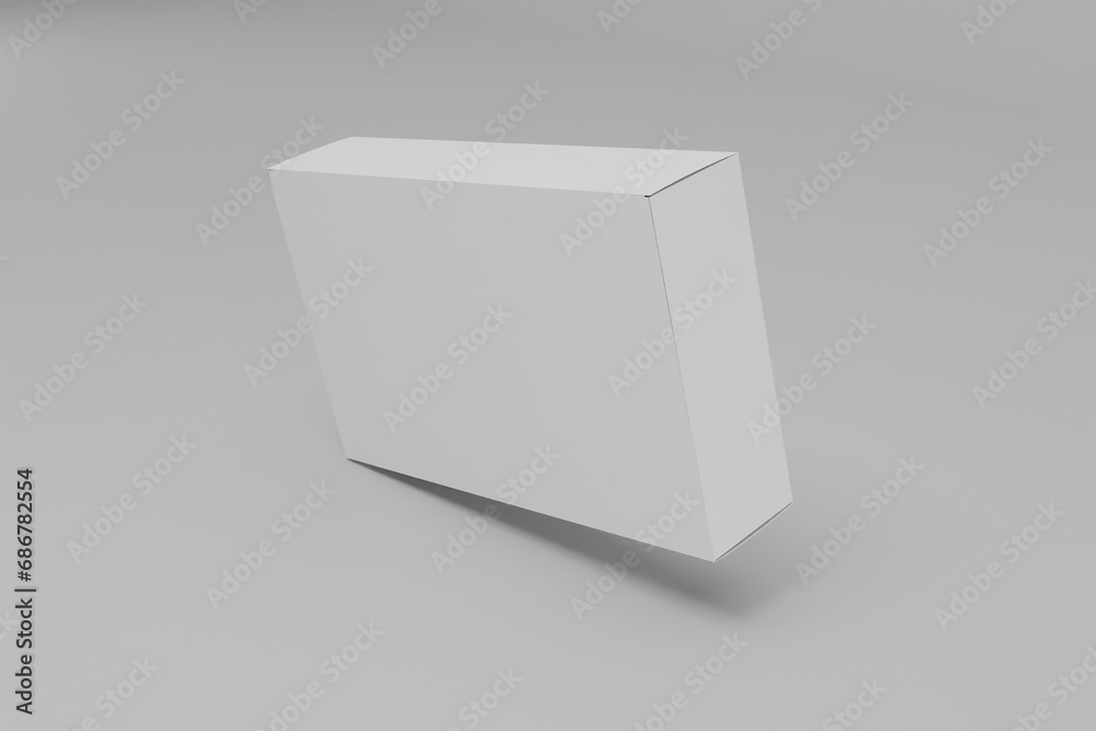 perspective cereal box template with background Stock Illustration ...