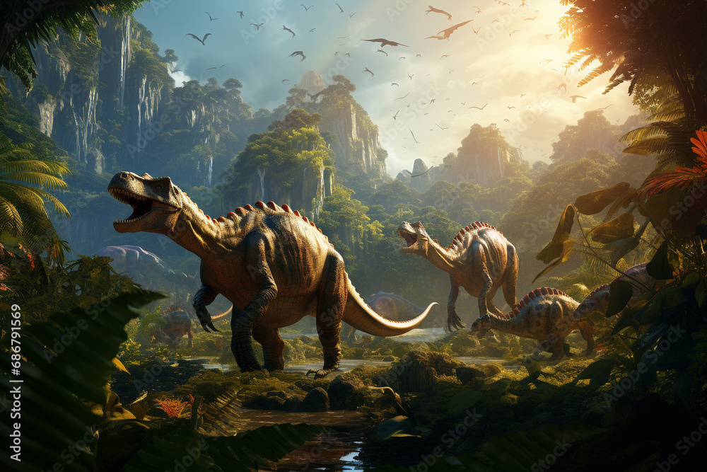 Poster Step into the past with this imaginative illustration depicting ...