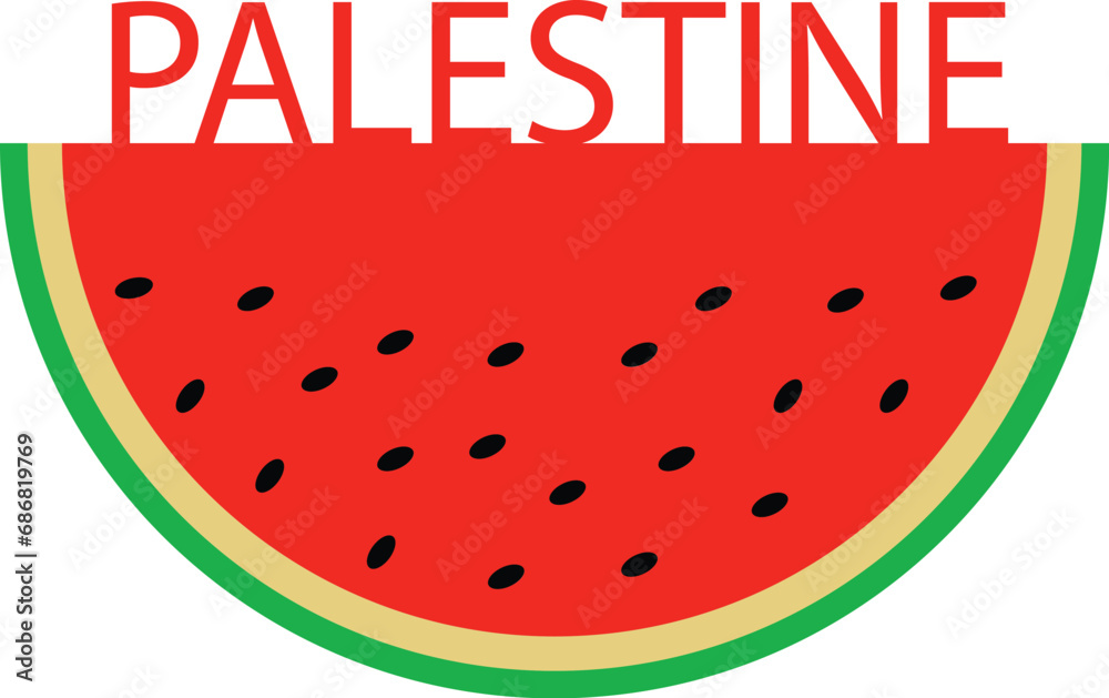 Patriotic Watermelon Artistic Expression Stock Vector Adobe Stock