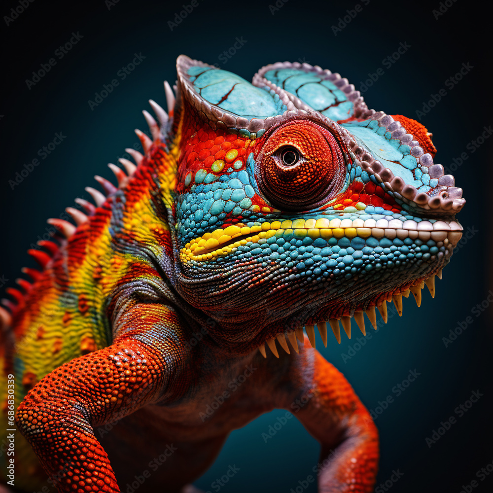 a chameleon photography shoot taken at the studio. It is a picture ...