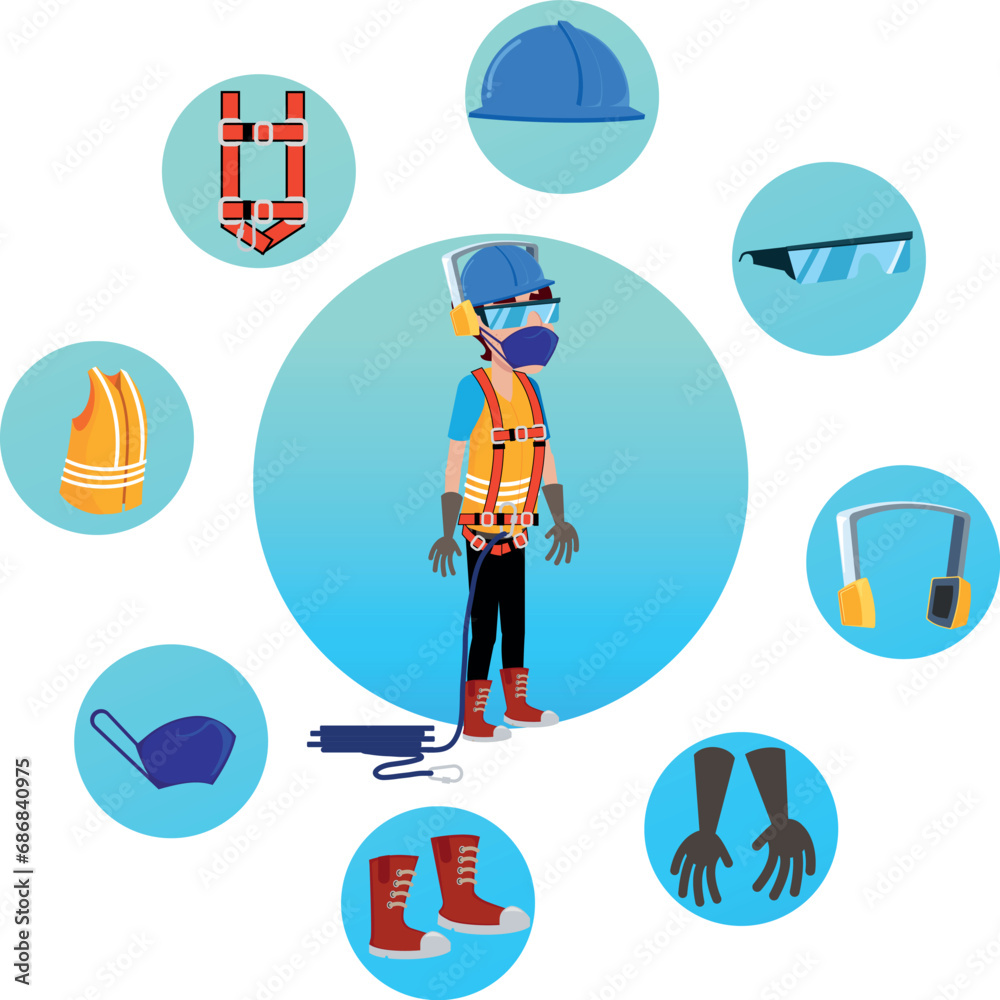 Articulated character using personal protective equipments - PPE ...