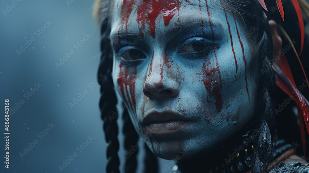 Cinematic, extreme close-up, asymmetric, realistic, ethereal Native ...