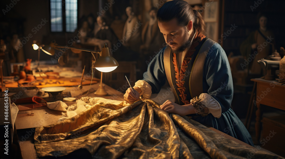 Historical Costume Archivist: A portrait of a specialist preserving and ...