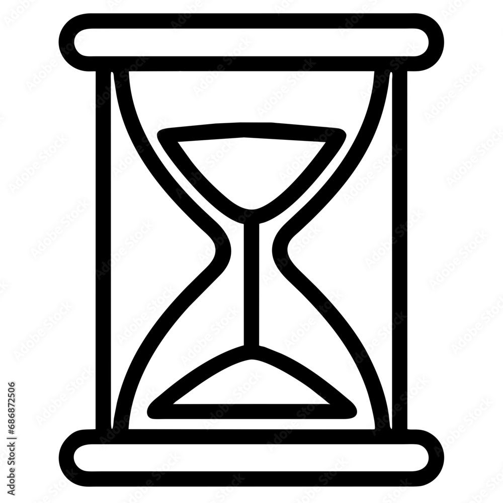 Sanduhr Symbol Stock Vector | Adobe Stock