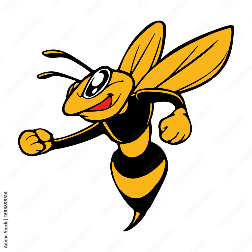 Hornet Bee Mascot Svg png, Hornet Mascot Svg File,Hornet Cut Files ...