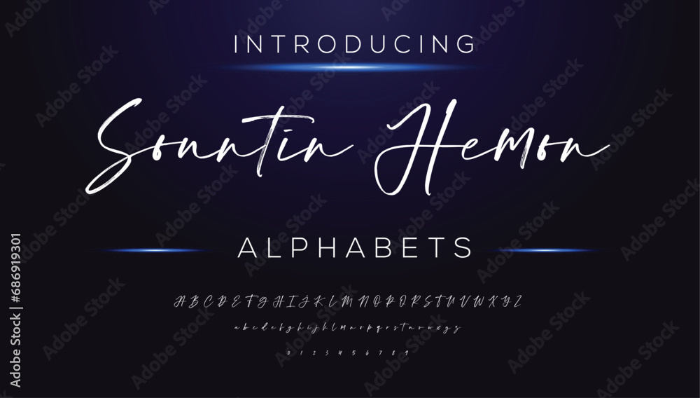 Signature Font Calligraphy Logotype Script Brush Font Type Font ...