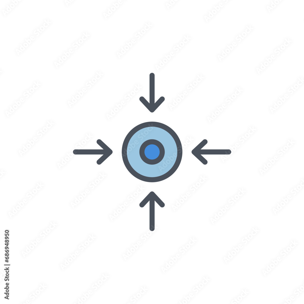 Vector sign of the i'm here symbol isolated on a white background. icon ...