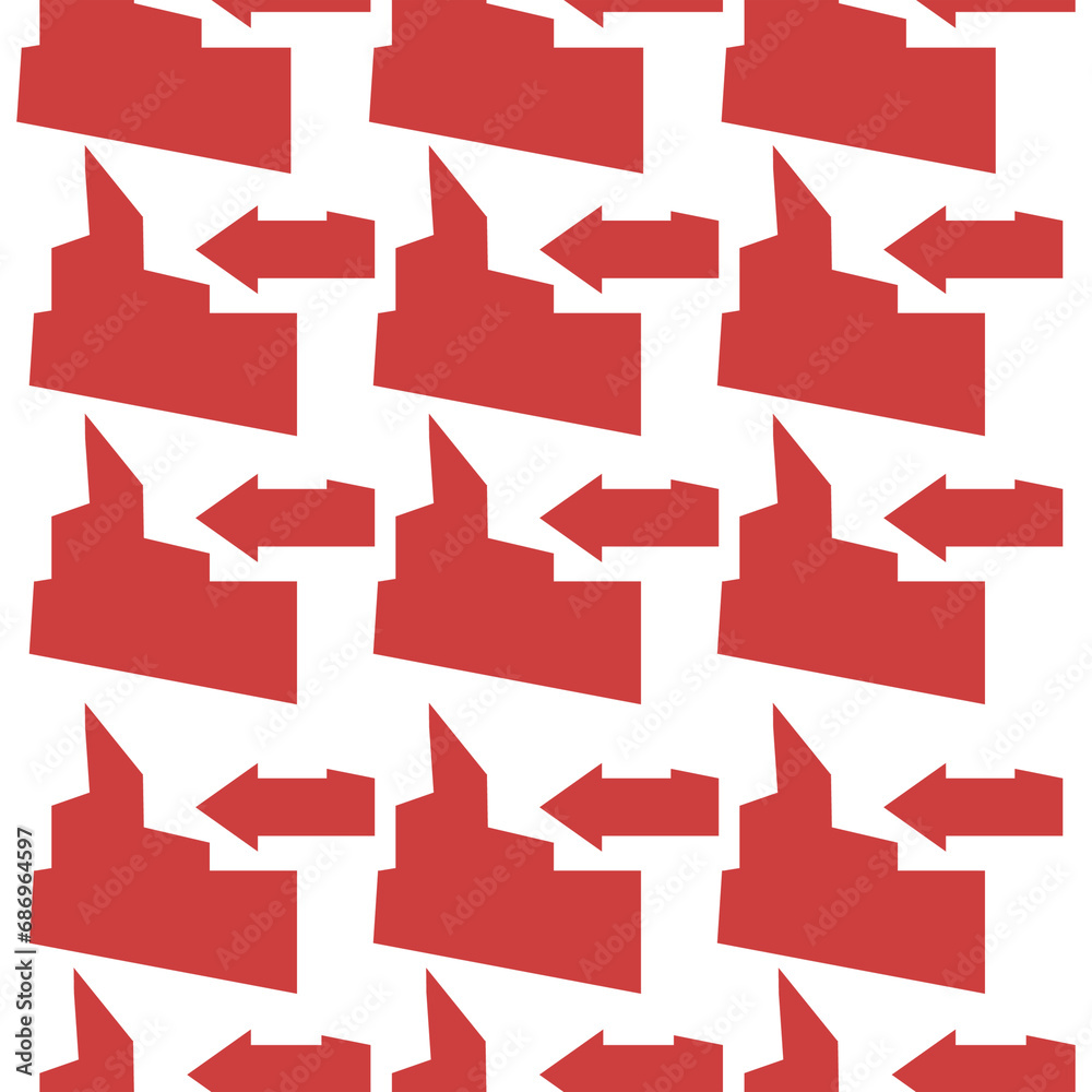 Digital png illustration of red diagram and arrow pattern on ...