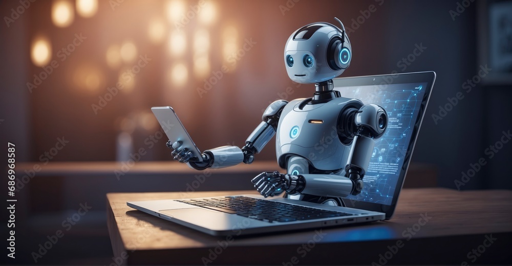 Explore the efficiency of AI chat bots as they operate and communicate ...