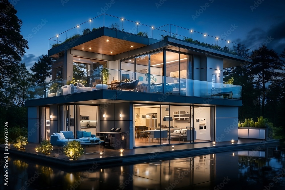 Smart Homes: Dynamic visuals showcase energy-efficient tech, IoT ...
