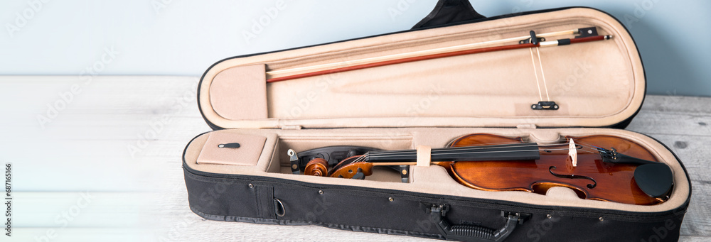 Poster Classic violin in the box – Wall Art | UkPosters