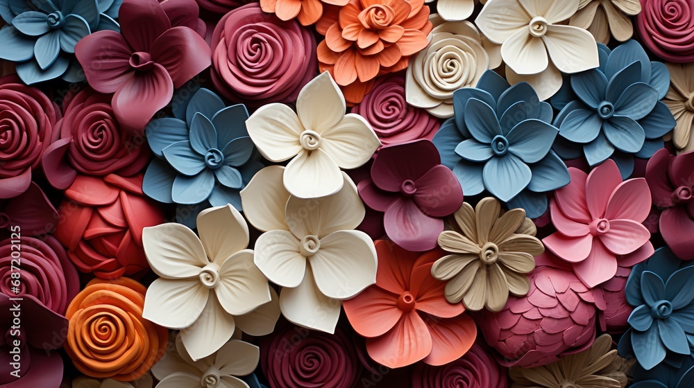 Flower Wall, Background Image, Desktop Wallpaper Backgrounds, HD Stock ...