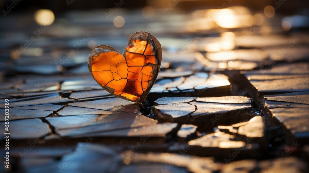 Concept Broken Heart End Love Rejection, Background Image, Desktop ...