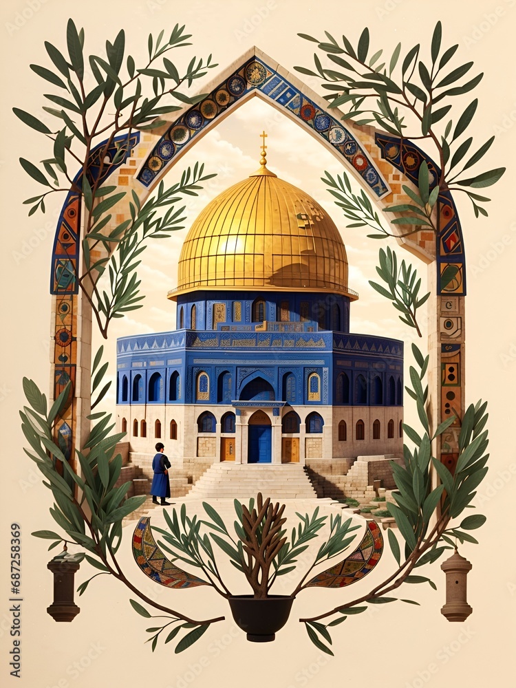 logo of Cultural Collage: Construct a collage featuring iconic symbols ...