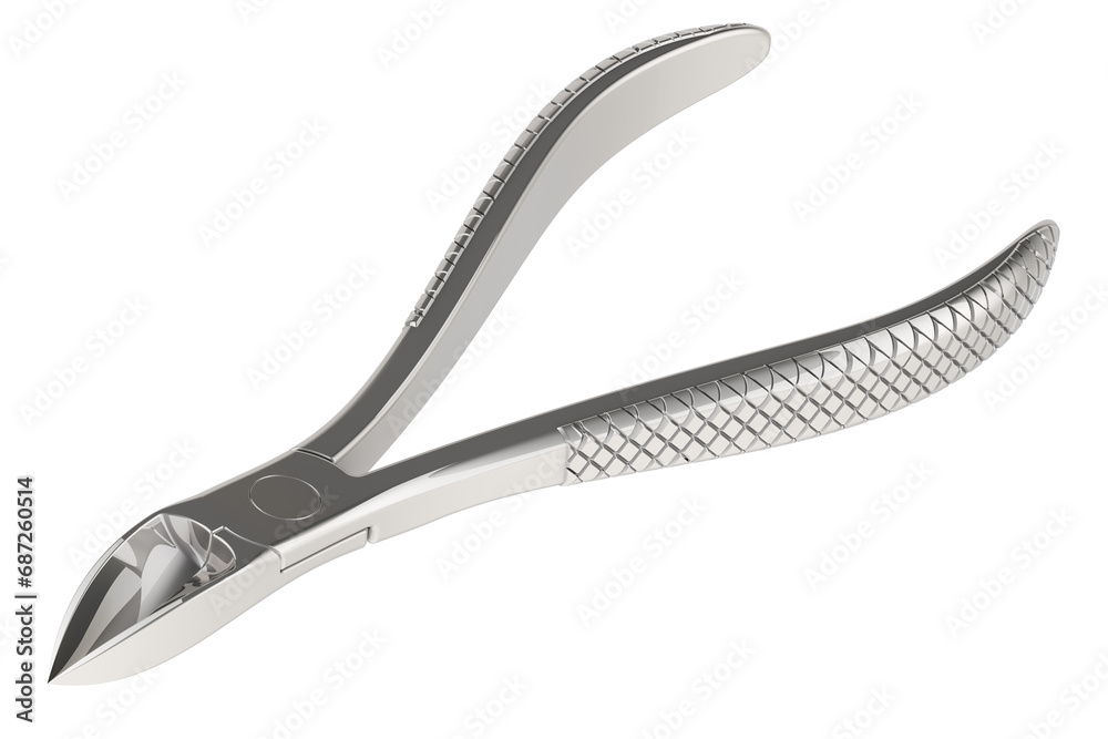 Poster Dental Extracting Forceps, 3D rendering isolated on transparent ...