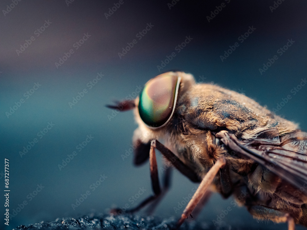 A tiny but mighty arthropod, the blowfly, captured in all its pestilent ...