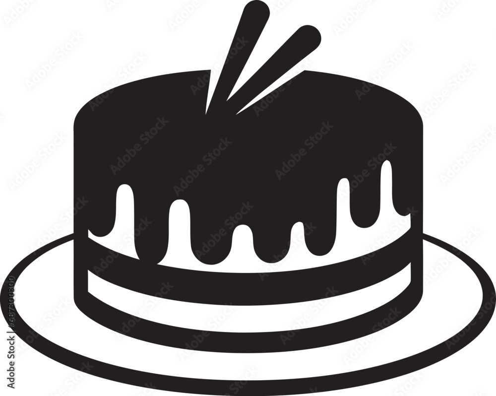 Layered Delights Cake Vector Magic in Action Vector Cakes A Visual ...