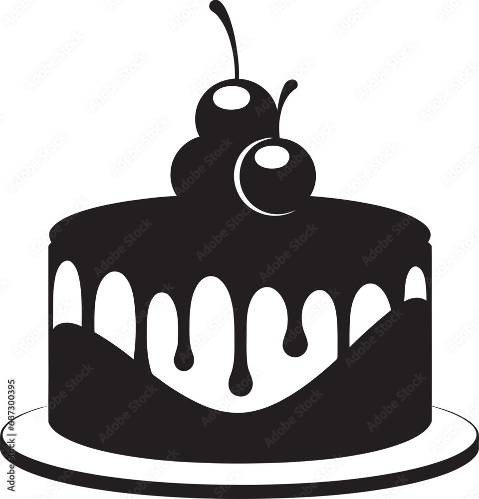 Baking Bliss Cake Vector Artistry in Full Swing From Pixels to ...