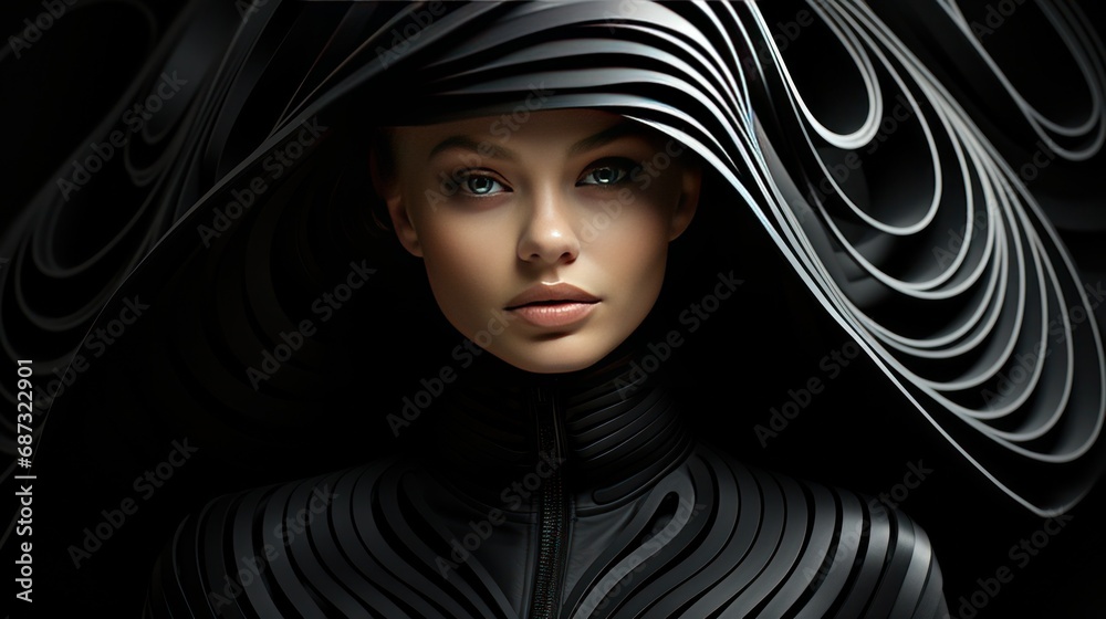 Absolute sensuality in the magical appearance of a girl with unreal ...