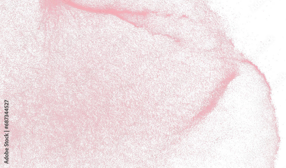 Small size red Sand flying explosion, blood sands grain wave explode ...