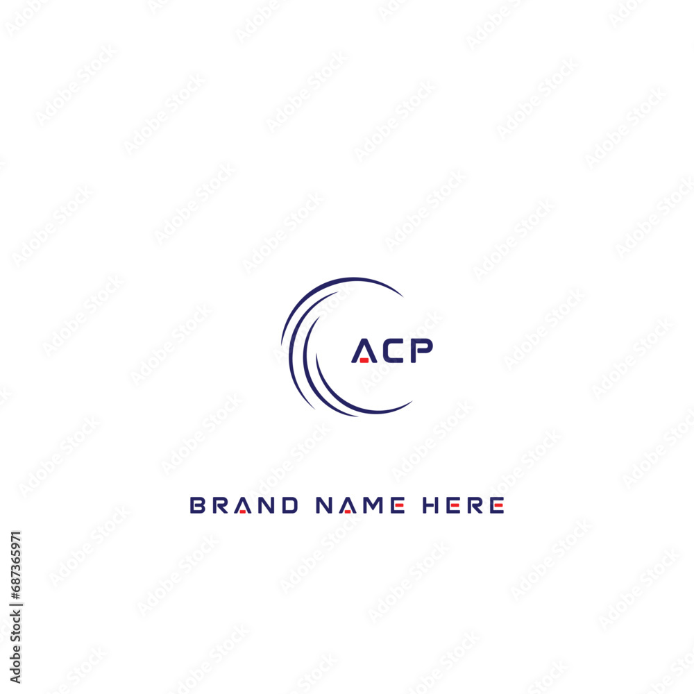 ACP logo. A C P design. White ACP letter. ACP, A C P letter logo design ...